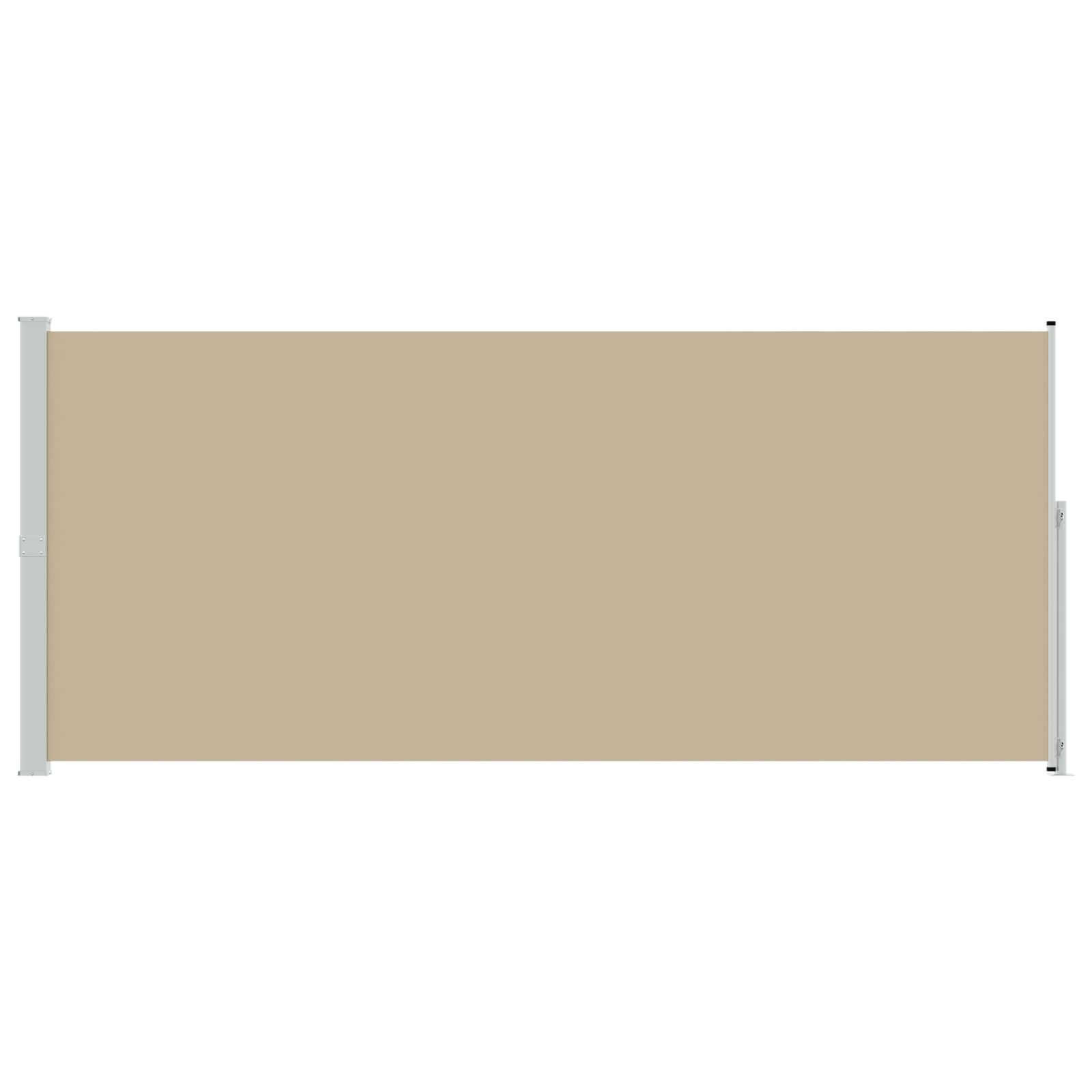 vidaXL Seitenmarkise Ausziehbares Seitenmarkise Taupe 300 x 220 cm ...