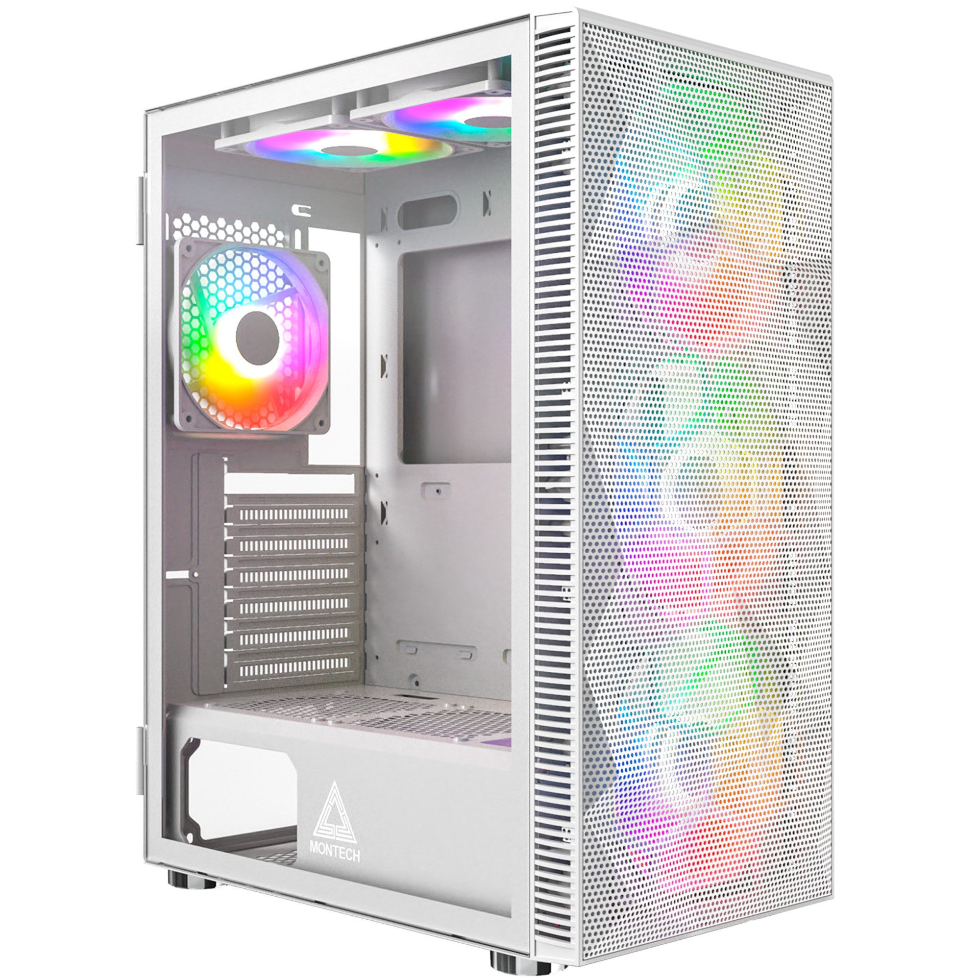 MONTECH PC-Gehäuse Montech X3 MESH, Tower-Gehäuse, (Tempered Glass ...