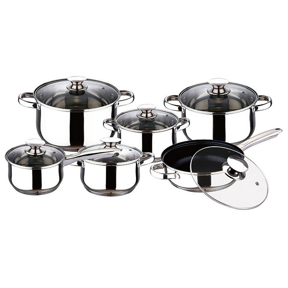 Refined Living Topf Set Topfset Induktion 6 Teilig Kochtopf Set Mit