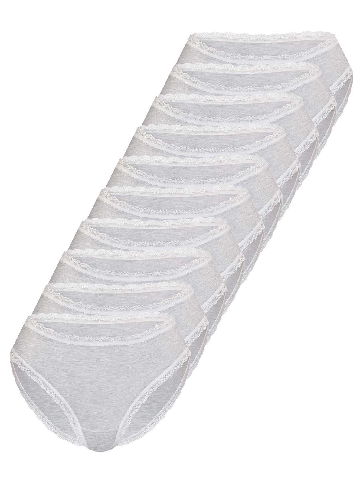 Sassa Bikinislip 10er Sparpack Slip Fine Bamboo Spar Set 10 St