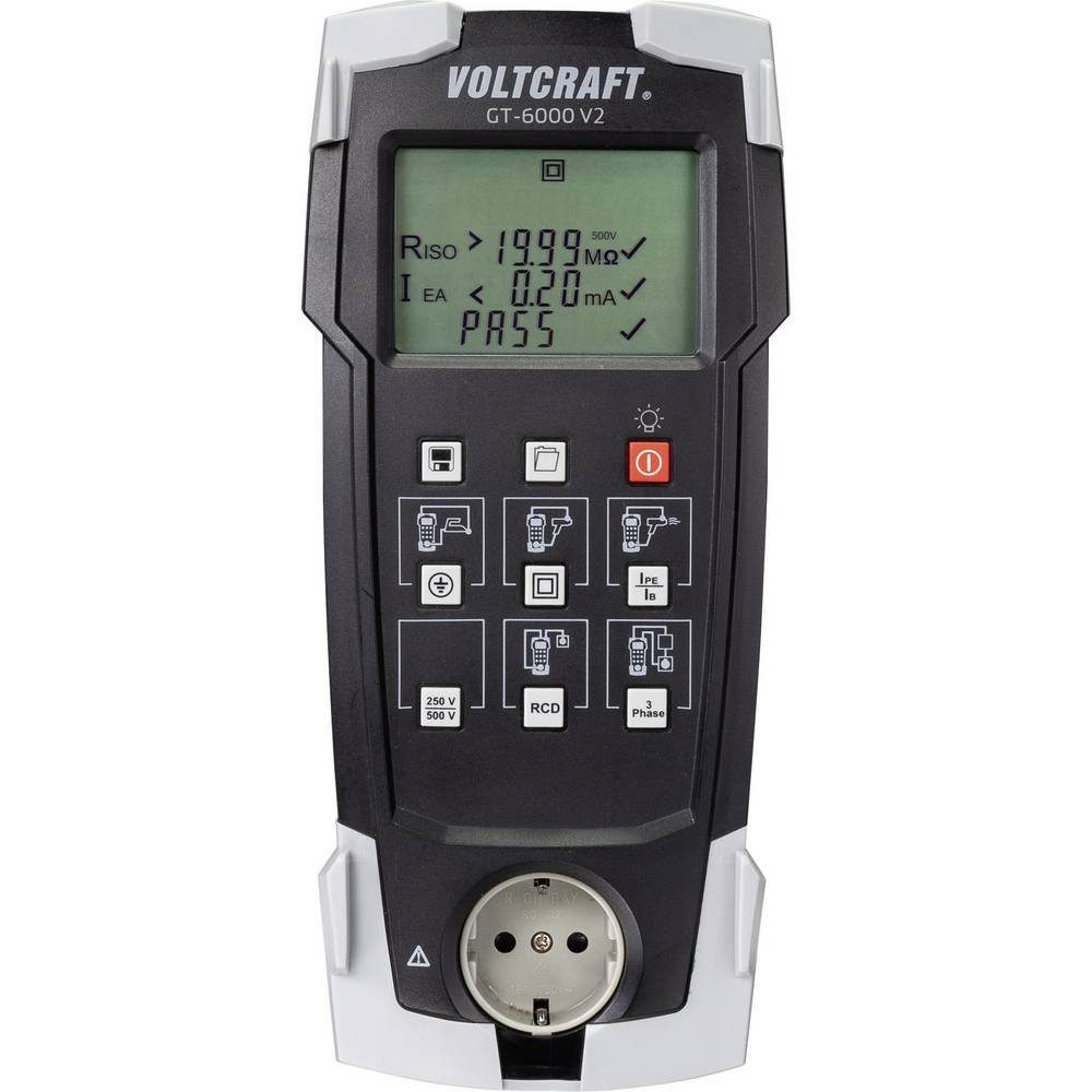 VOLTCRAFT Multimeter Gerätetester GT-6000 V2 VC-11811935, Phasenprüfer