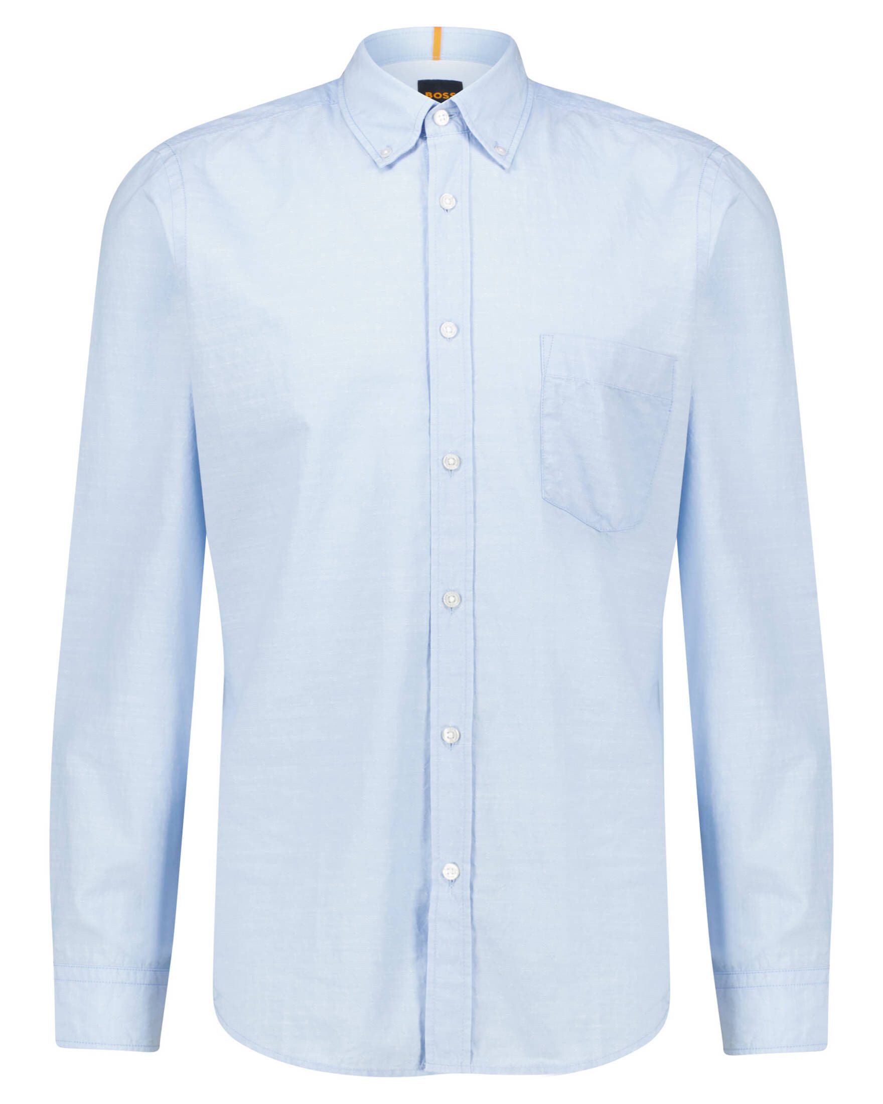 Boss Langarmhemd Herren Hemd Rickertm Regular Fit 1 Tlg Material
