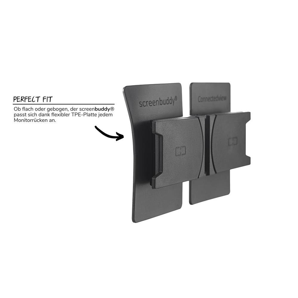 ConnectedView Monitor-Halterung screenbuddy, (2er Set Monitorverbindung, Magnetische Bildschirm ...
