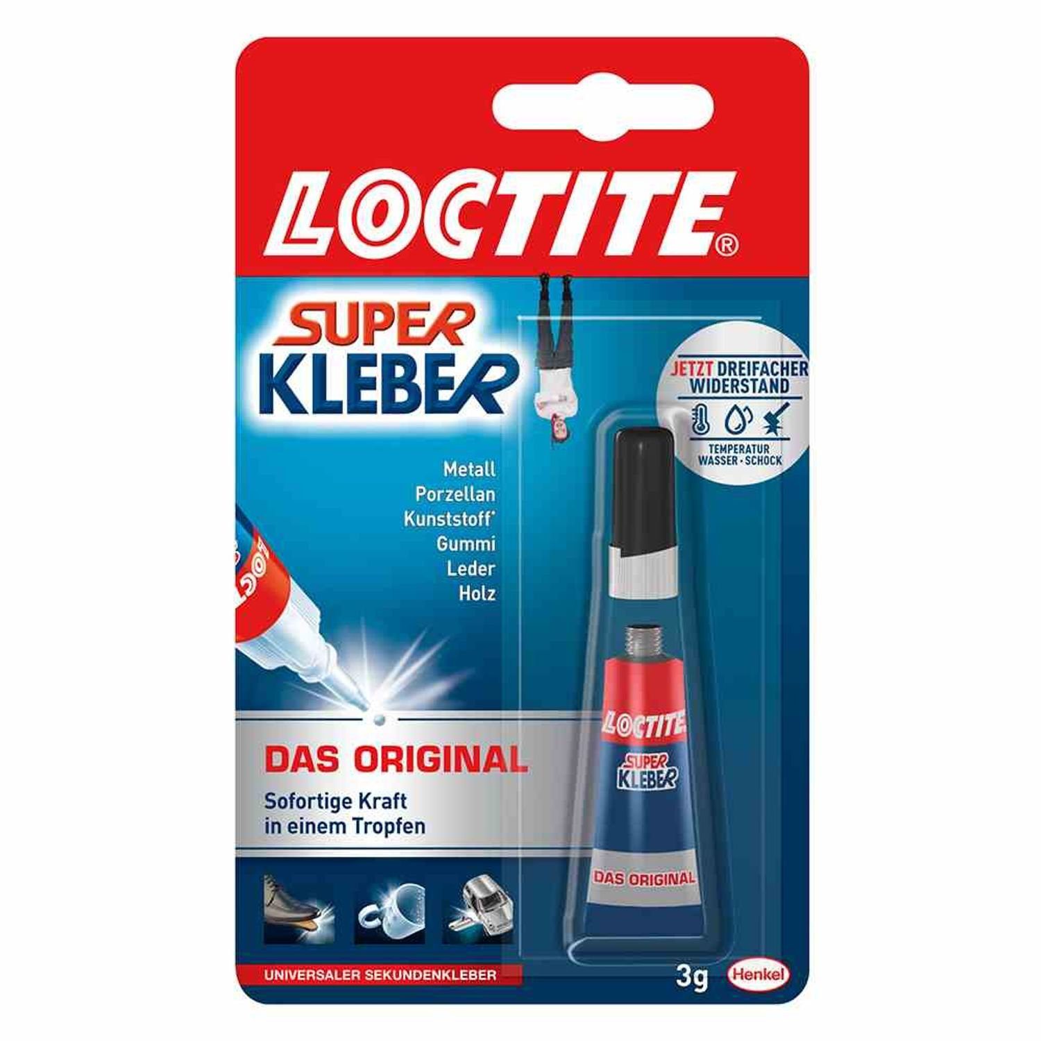 LOCTITE Klebstoff Superkleber Original 3g flüssig