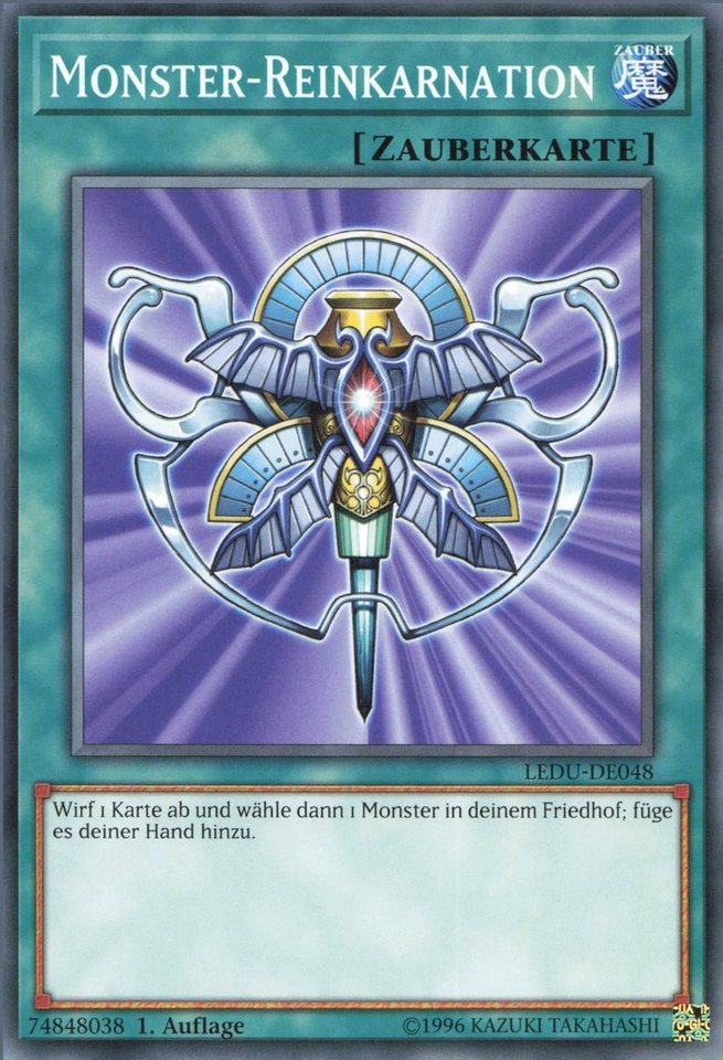 Recollectibles Sammelkarte Yugioh Karte Monster Reinkarnation Deutsch