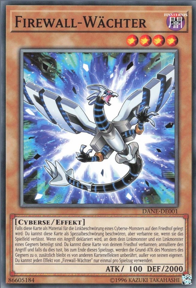 Recollectibles Sammelkarte Yugioh Karte Firewall Wächter Deutsch Yu Gi