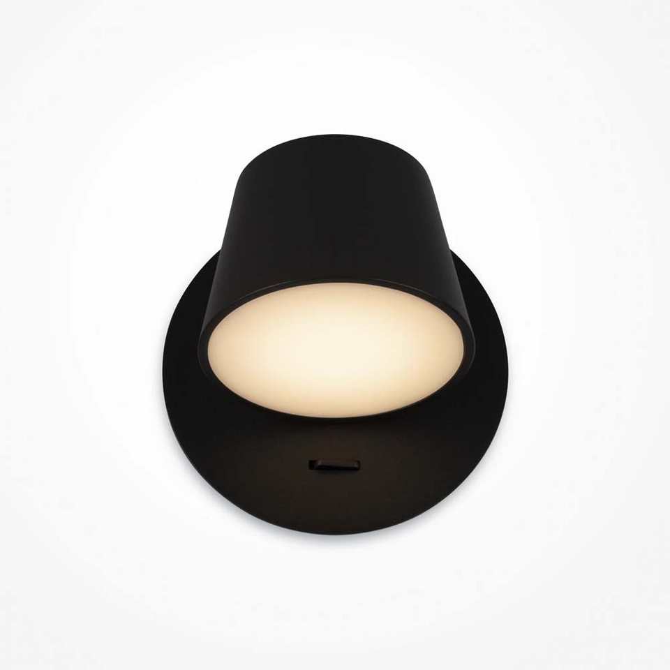 Maytoni Led Wandleuchte Wandlampe Wandleuchte Bettlampe Schwarz Led