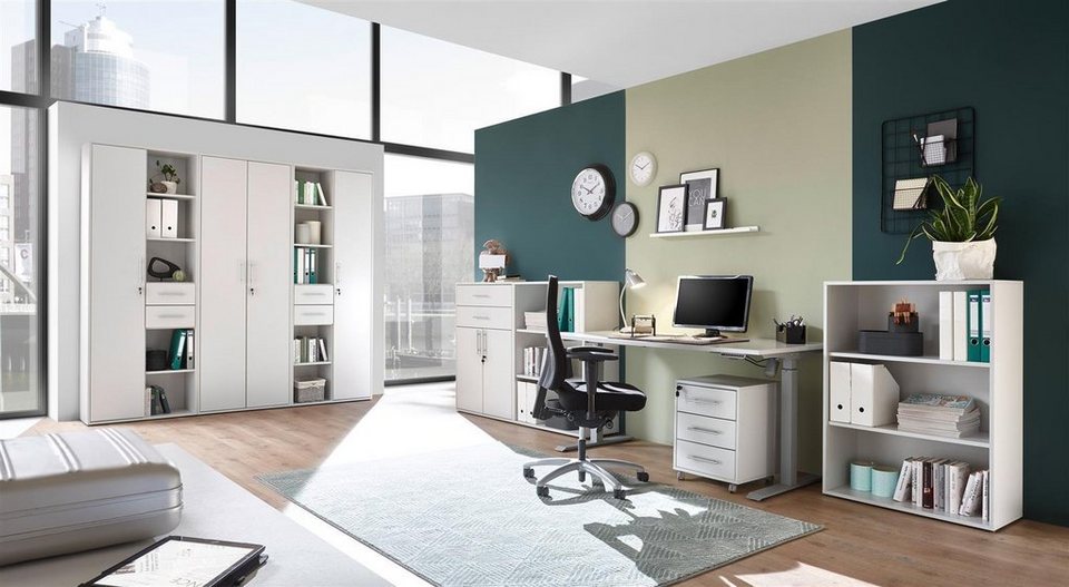 Möbelando Büro Set Lommel 8 Teilig 8 St Cm