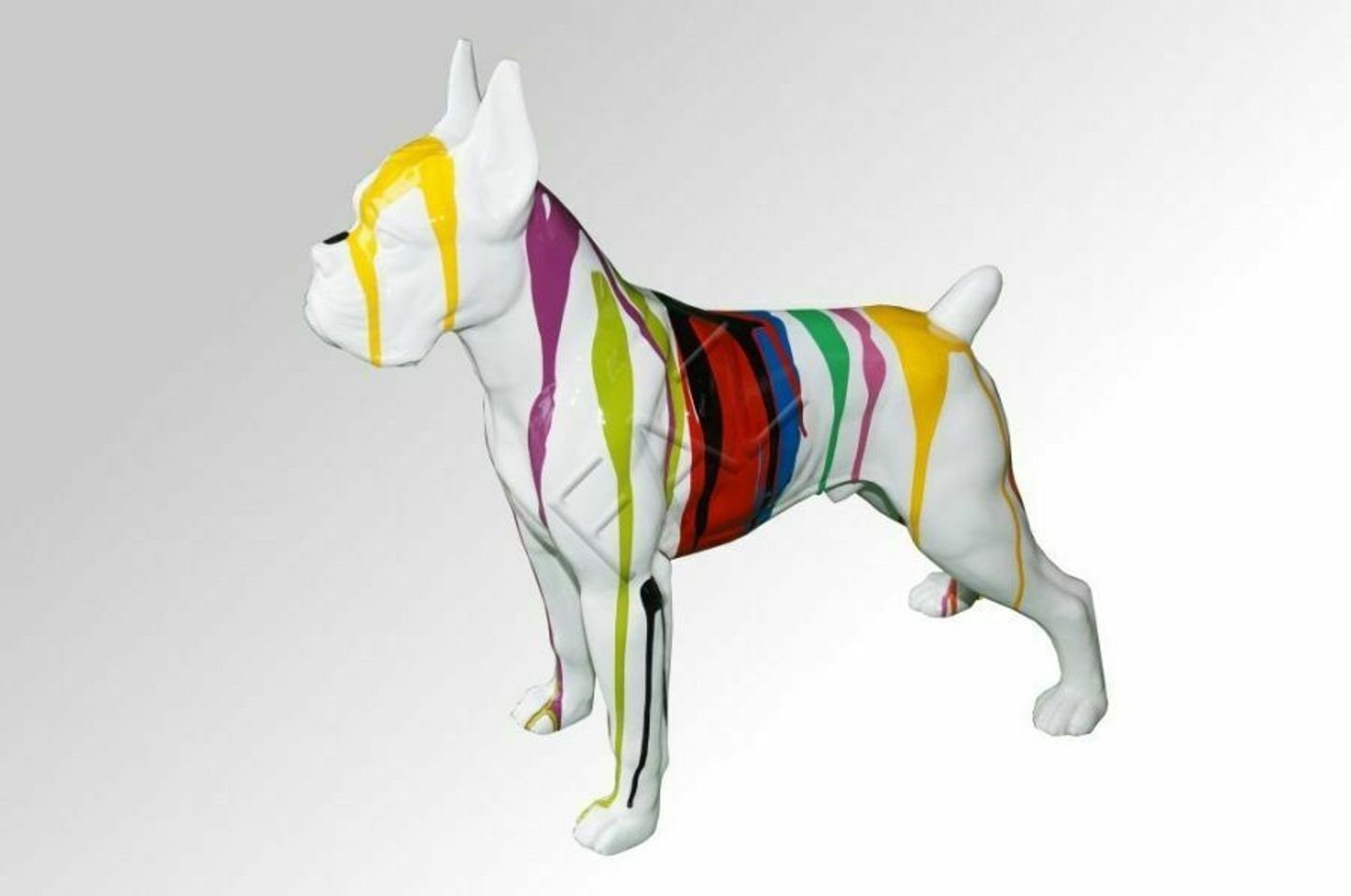 Jvmoebel Dekoobjekt Design Hund Figur Statue Skulptur Figuren