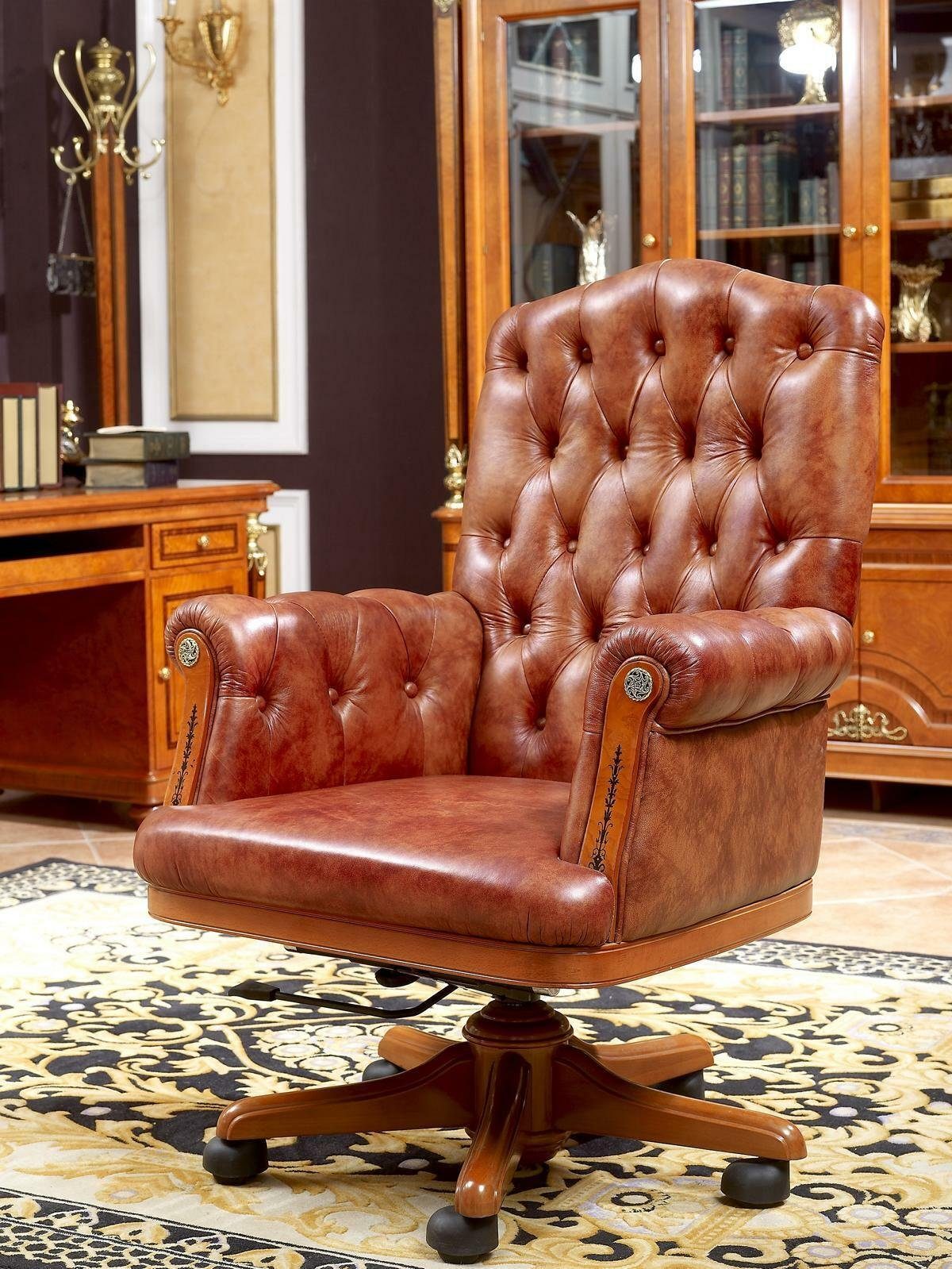 Braune Leder Chesterfield-Sessel online kaufen | OTTO