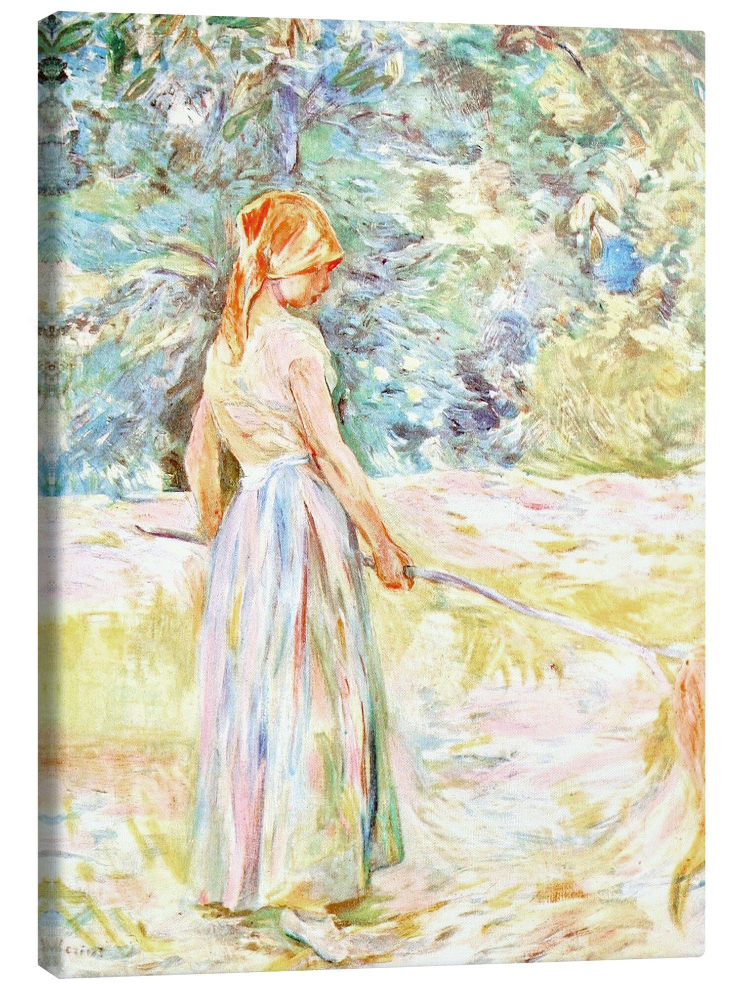 Posterlounge Leinwandbild Berthe Morisot Heuerin Landhausstil Malerei