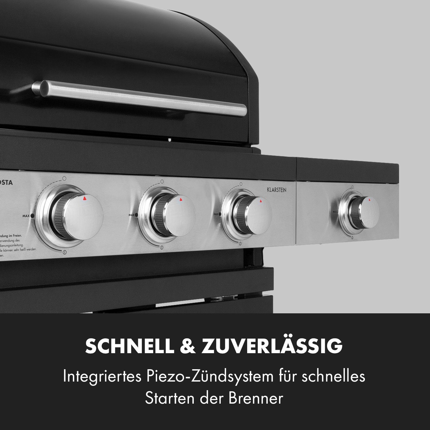 Klarstein Gasgrill Valdosta 3.1, Set, Außenküche Grill Outdoor, Grill ...