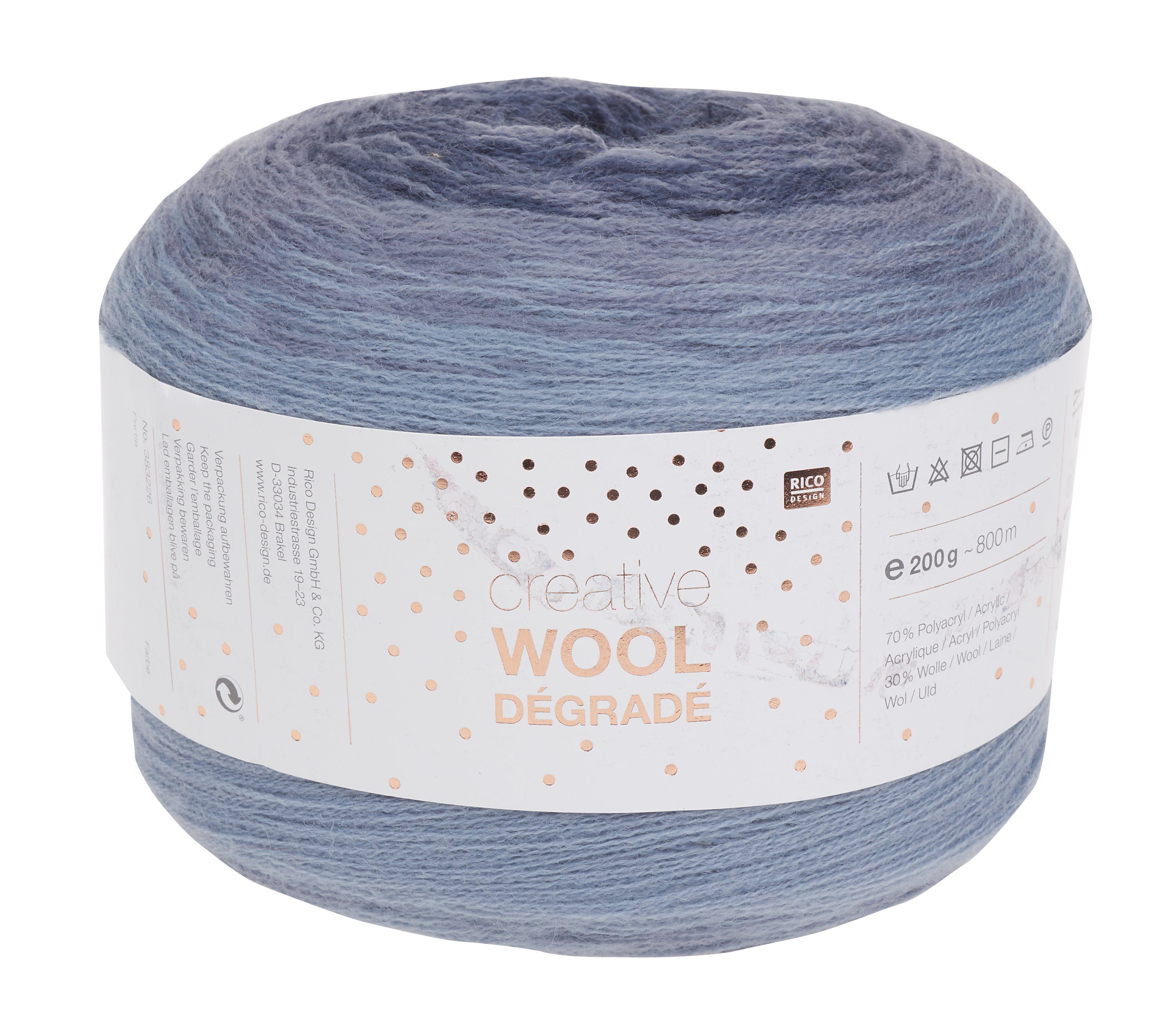 Rico Design Creative Wool Degrade & Super6 Farbverlaufswolle Stricken ...