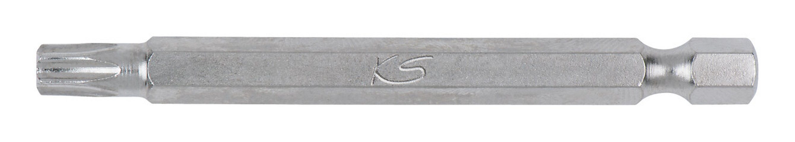 KS Tools Torx-Bit, 1/4", Bohrung, 75 mm, TB40, ideal geeignet für Verschraubungen in Handwerk ...