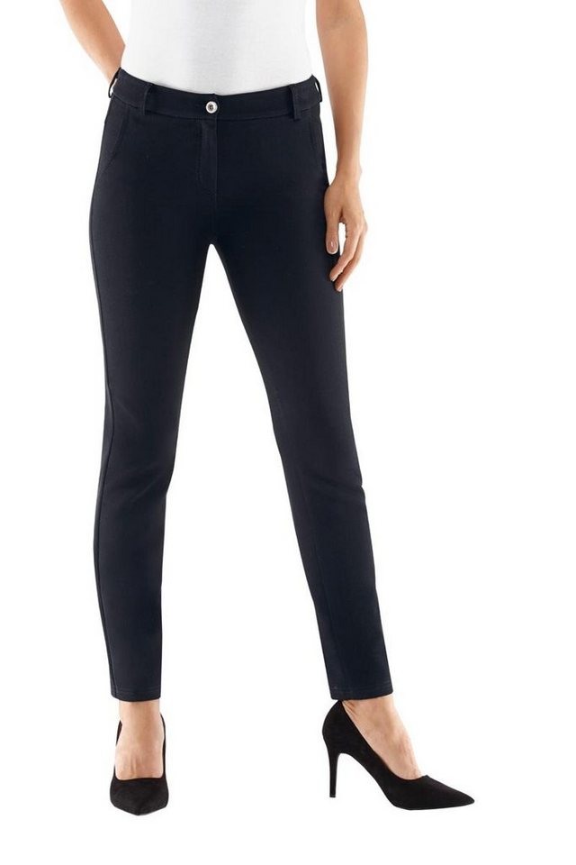Creation L Stretch Hose Création L Damen Stretchhose Dunkelblau