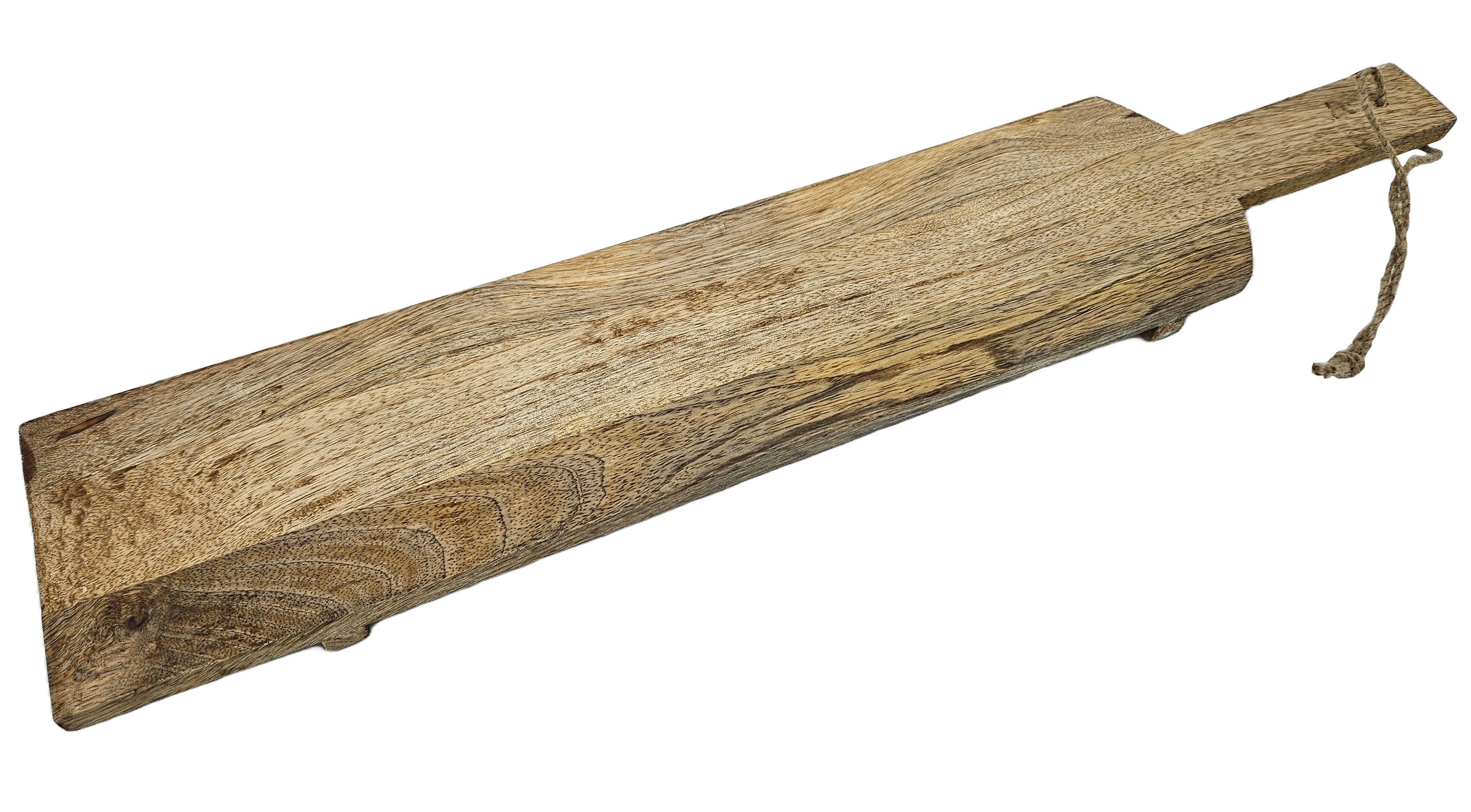 Meinposten Servierbrett Holzbrett Mangoholz Tablett Dekobrett Mango
