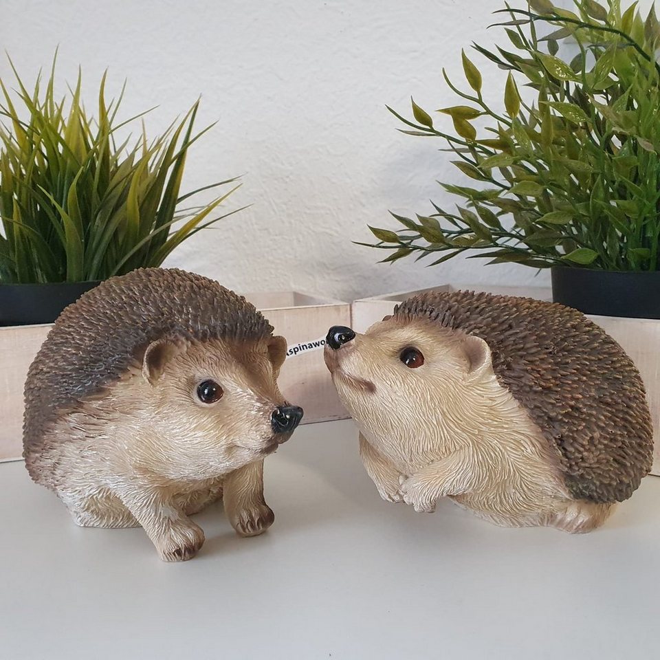 Aspinaworld Dekofigur Deko Igel Figur Schnuppert Im 2 Er Set 15 Cm
