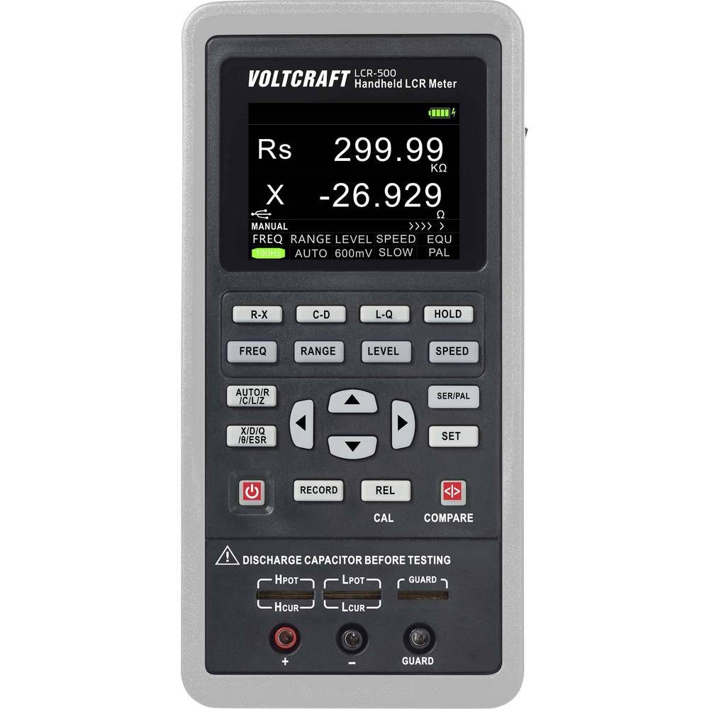 VOLTCRAFT Spannungsprüfer VOLTCRAFT LCR-500 LCR Messbrücke digital ...