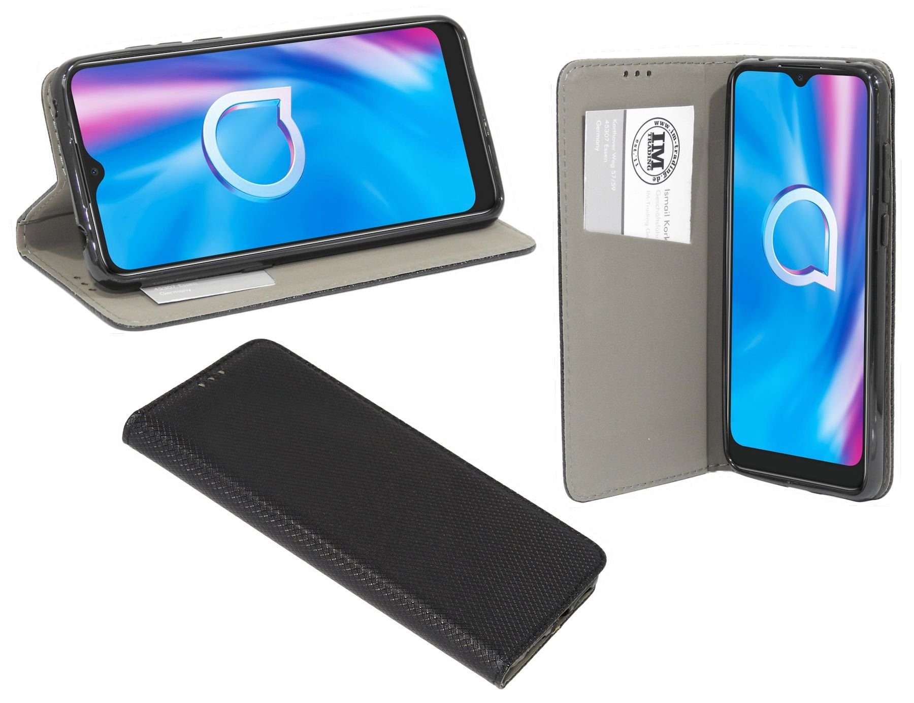 Cofi1453 Handyhülle Hülle Tasche Für Alcatel 1s 2020 Kunstleder