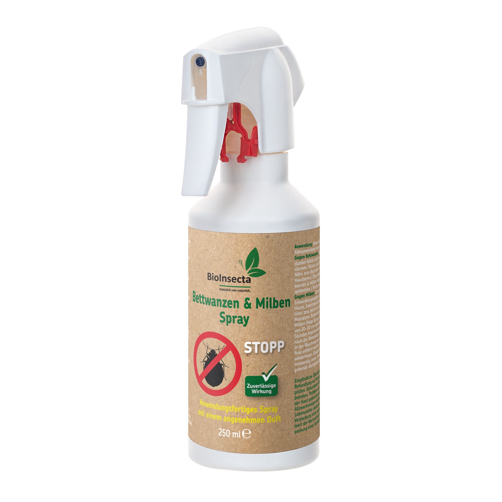 Genius Insektenschutz-Spray, BioInsecta Bettwanzen und Milben Spray ...