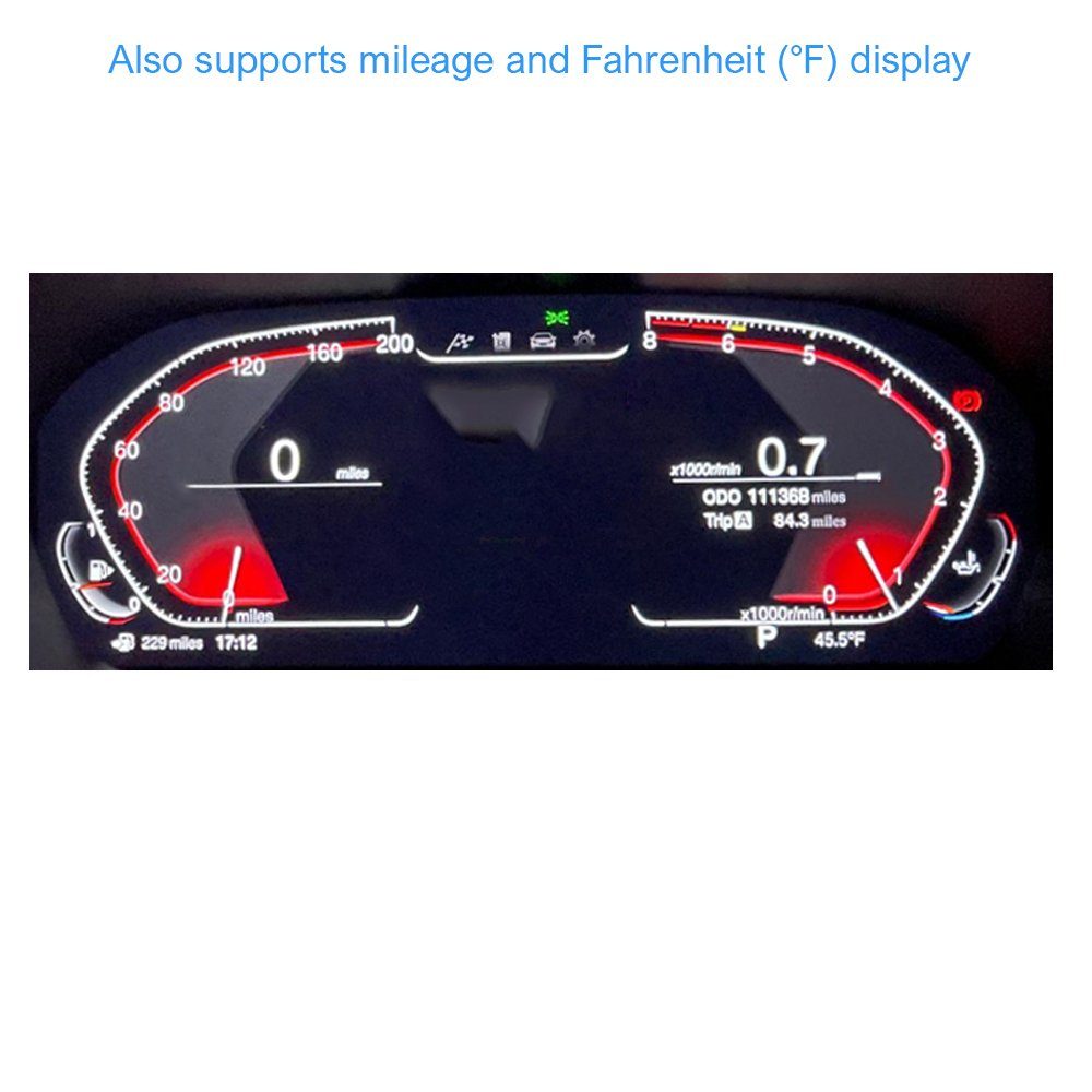 TAFFIO Tachometer »Für BMW E60 E61 E63 E64 Digital Tacho ...