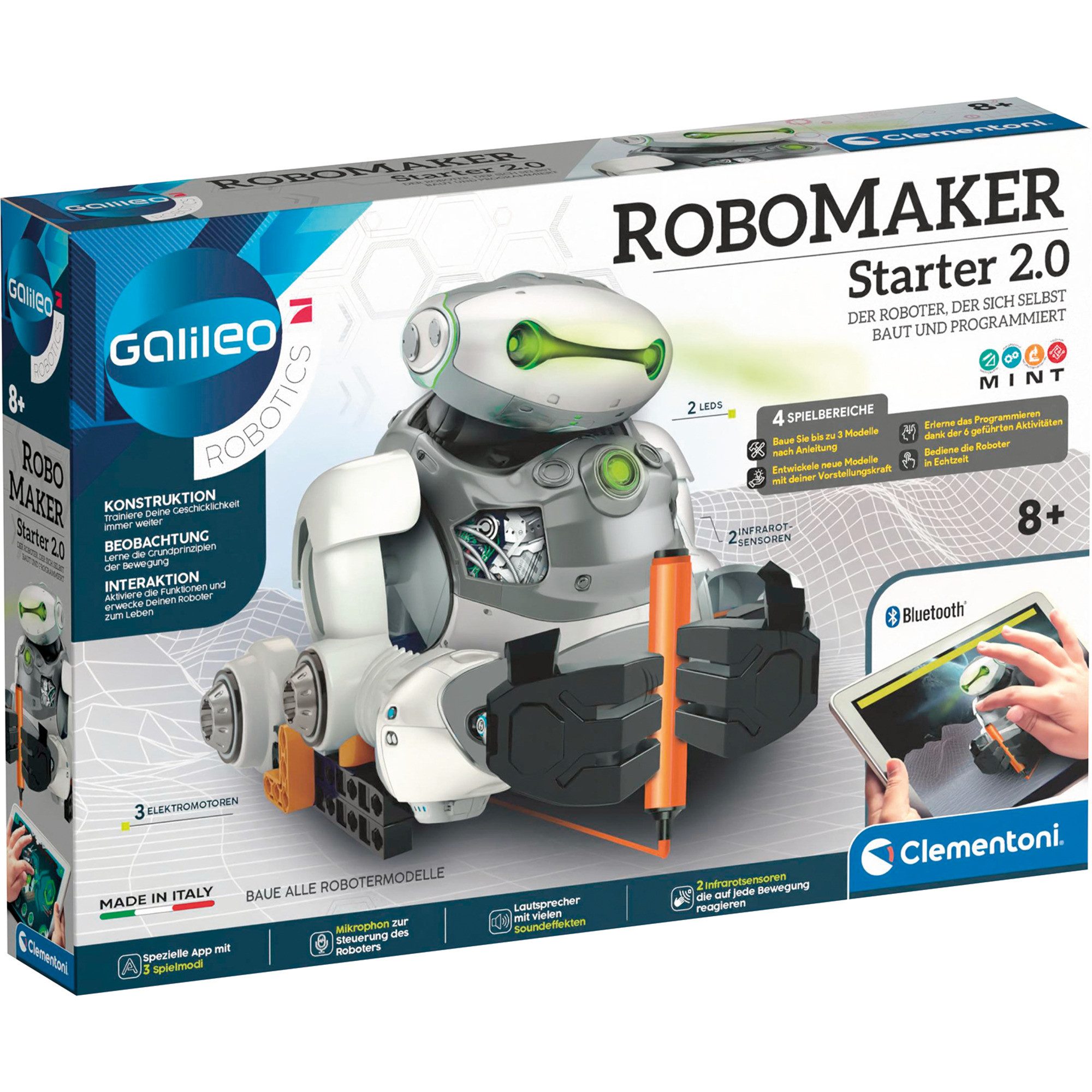 Clementoni® Experimentierkasten RoboMaker Starter 2.0