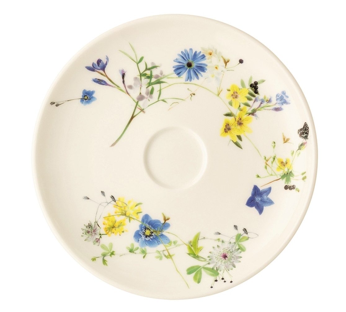 Rosenthal Tasse Brillance Fleurs Des Alpes Kombi Untertassecp Bone