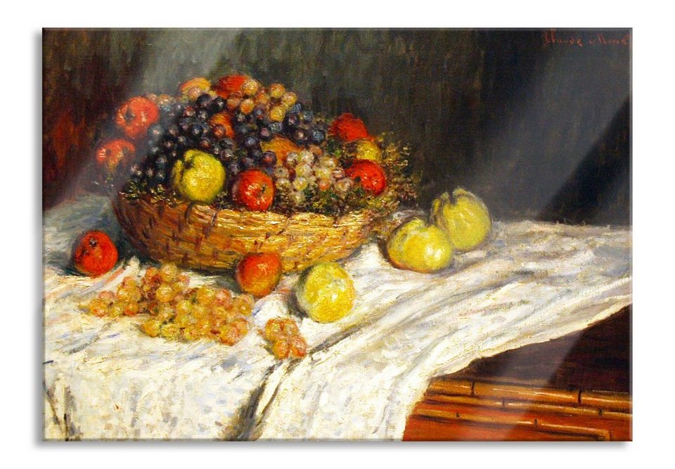 Pixxprint Glasbild Claude Monet Palmen In Bordighera Claude Monet