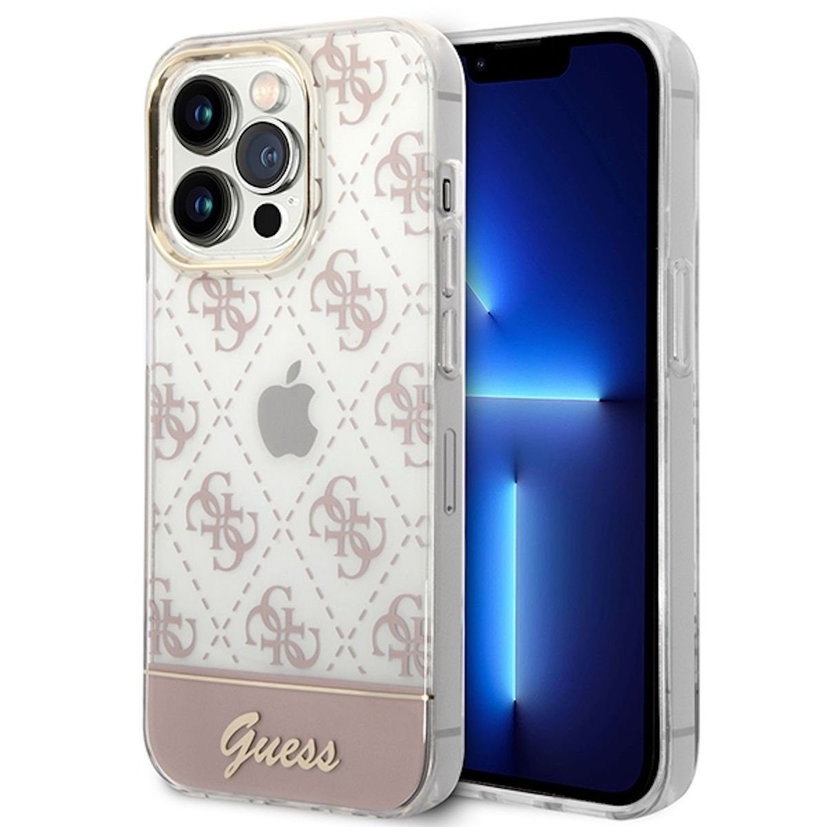 Guess Handyhülle Guess 4g Pattern Script Collection Hardcase Hülle