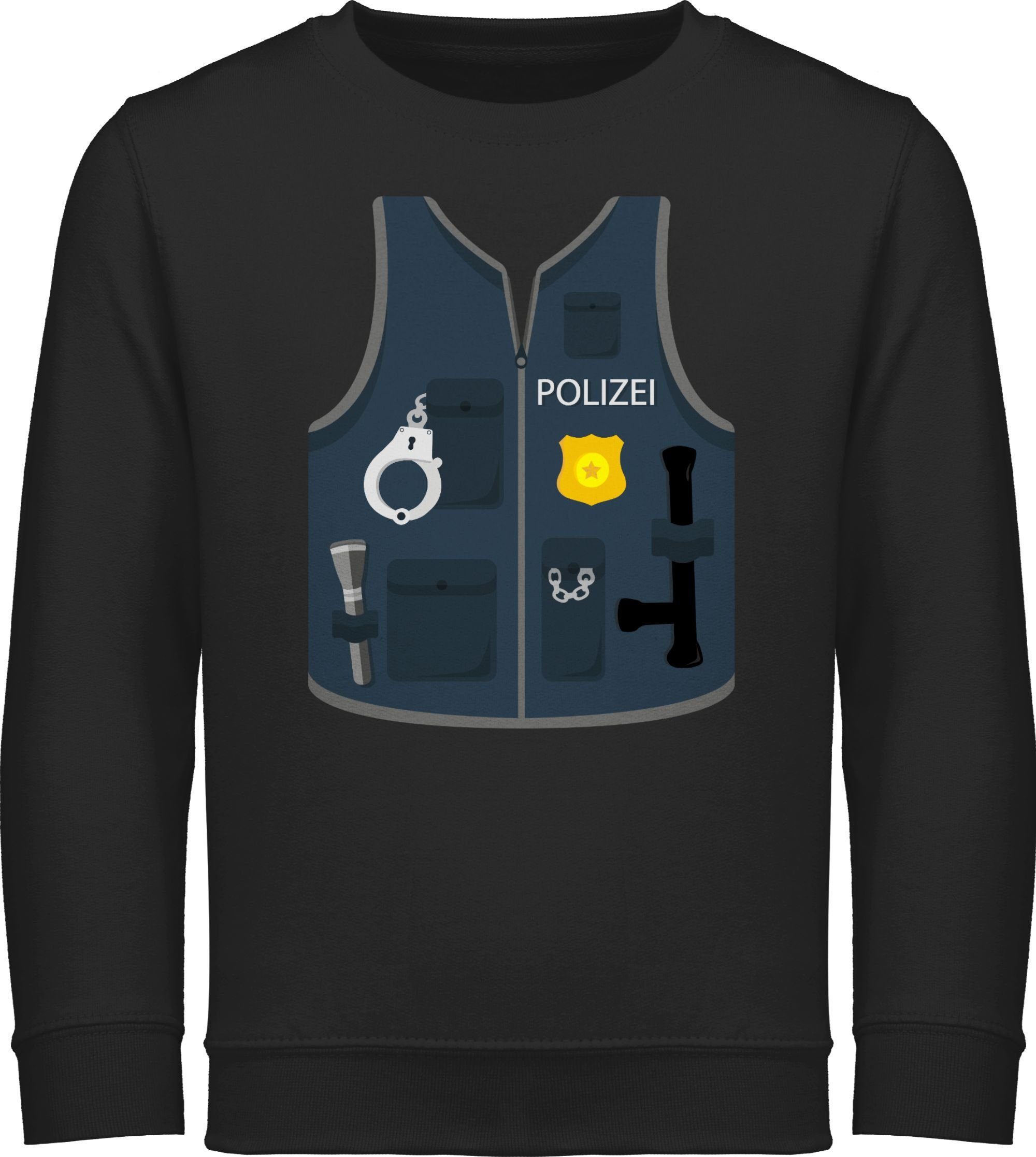 Shirtracer Sweatshirt Polizei Weste Kostüm Fastnacht I Fasnacht I ...