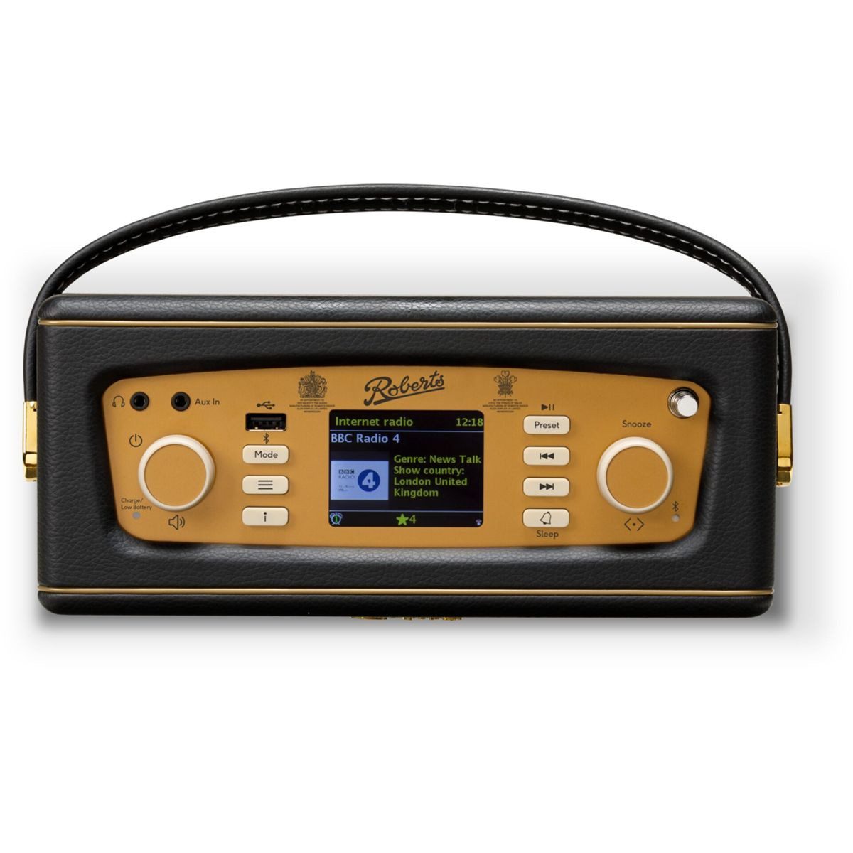 ROBERTS RADIO Revival iStream3L Black Radio