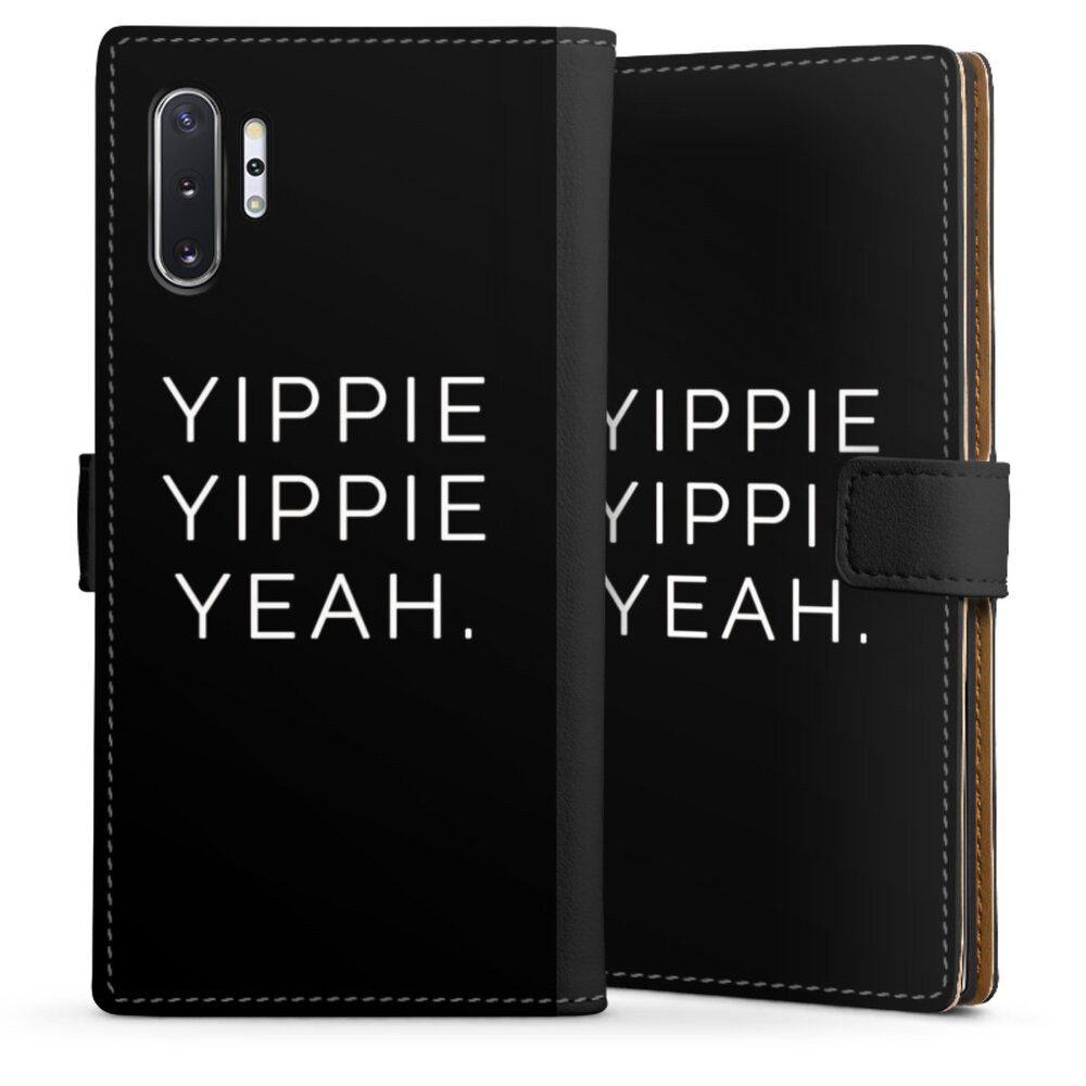 Deindesign Handyhülle Yippie Yippie Yeah Black Samsung Galaxy Note 10