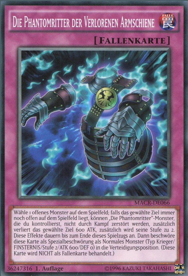 Recollectibles Sammelkarte Yugioh Karte Die Phantomritter Der