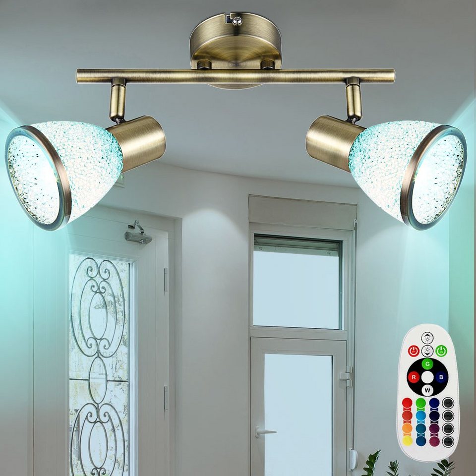 Etc Shop Led Deckenspot Decken Strahler Verstellbar Alt Messing