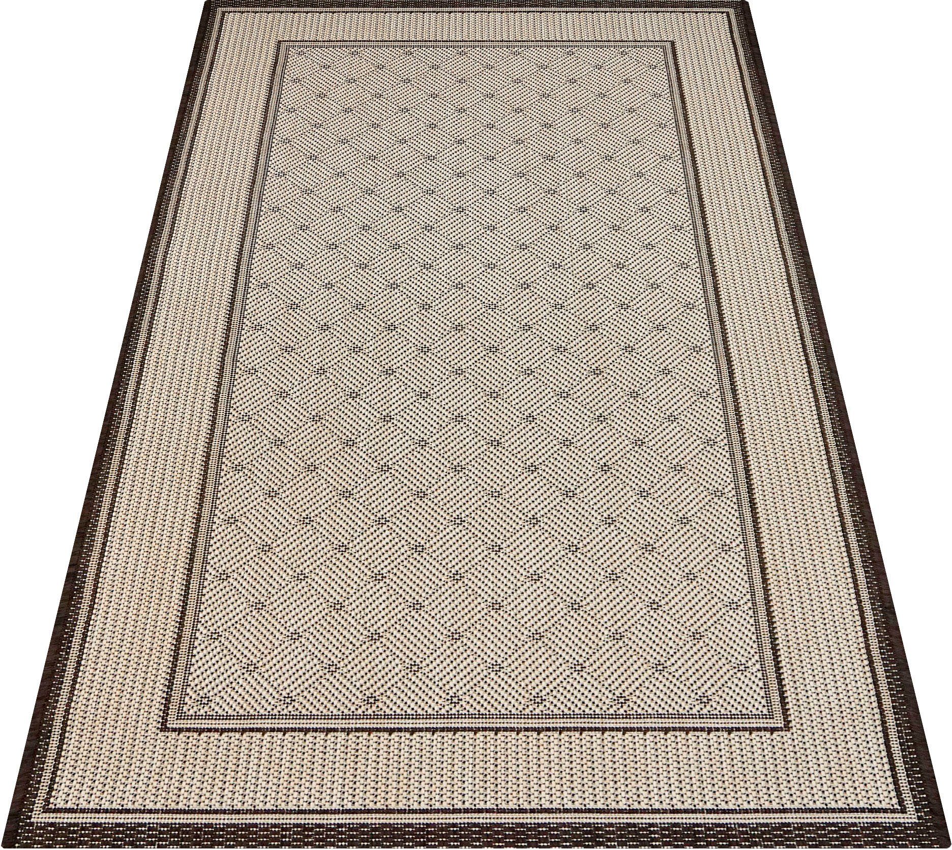 Andas Teppich Faberg Rechteckig Höhe 5 Mm Flachgewebe Sisal Optik