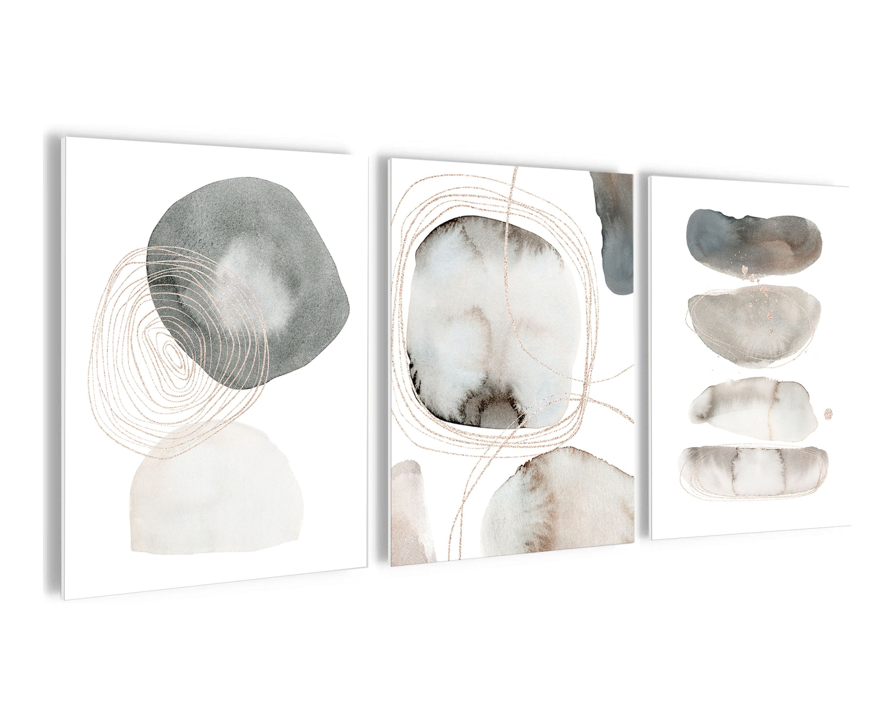 Artissimo Mehrteilige Bilder Bilderset 3er Set Wandbilder Set