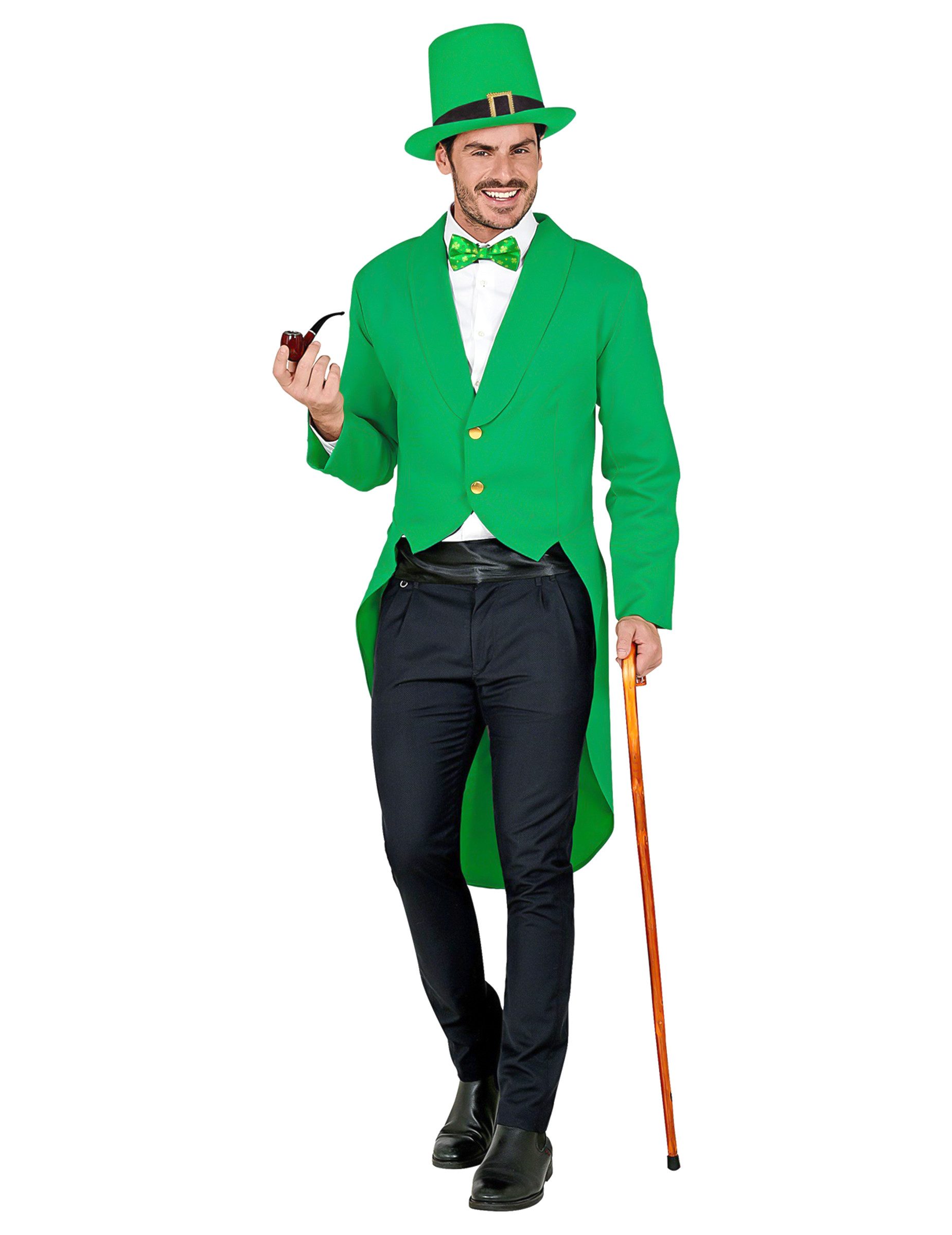 Widmann S.r.l. Partyanzug Grüner Frack Saint Patrick Herren