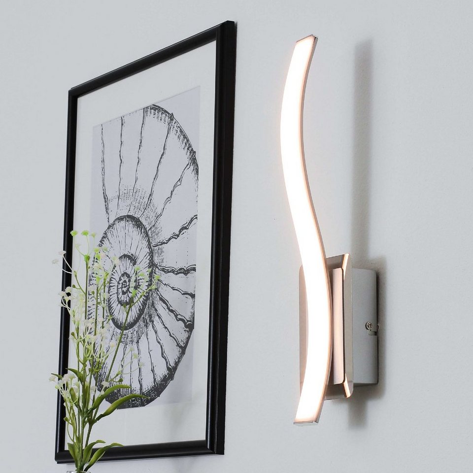 Licht Erlebnisse Wandleuchte Marius Led Fest Integriert Warmweiß