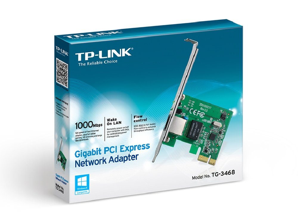 TP-Link »TP-Link Network Adapter PCI-E 10/100/1000M« Netzwerk-Adapter ...