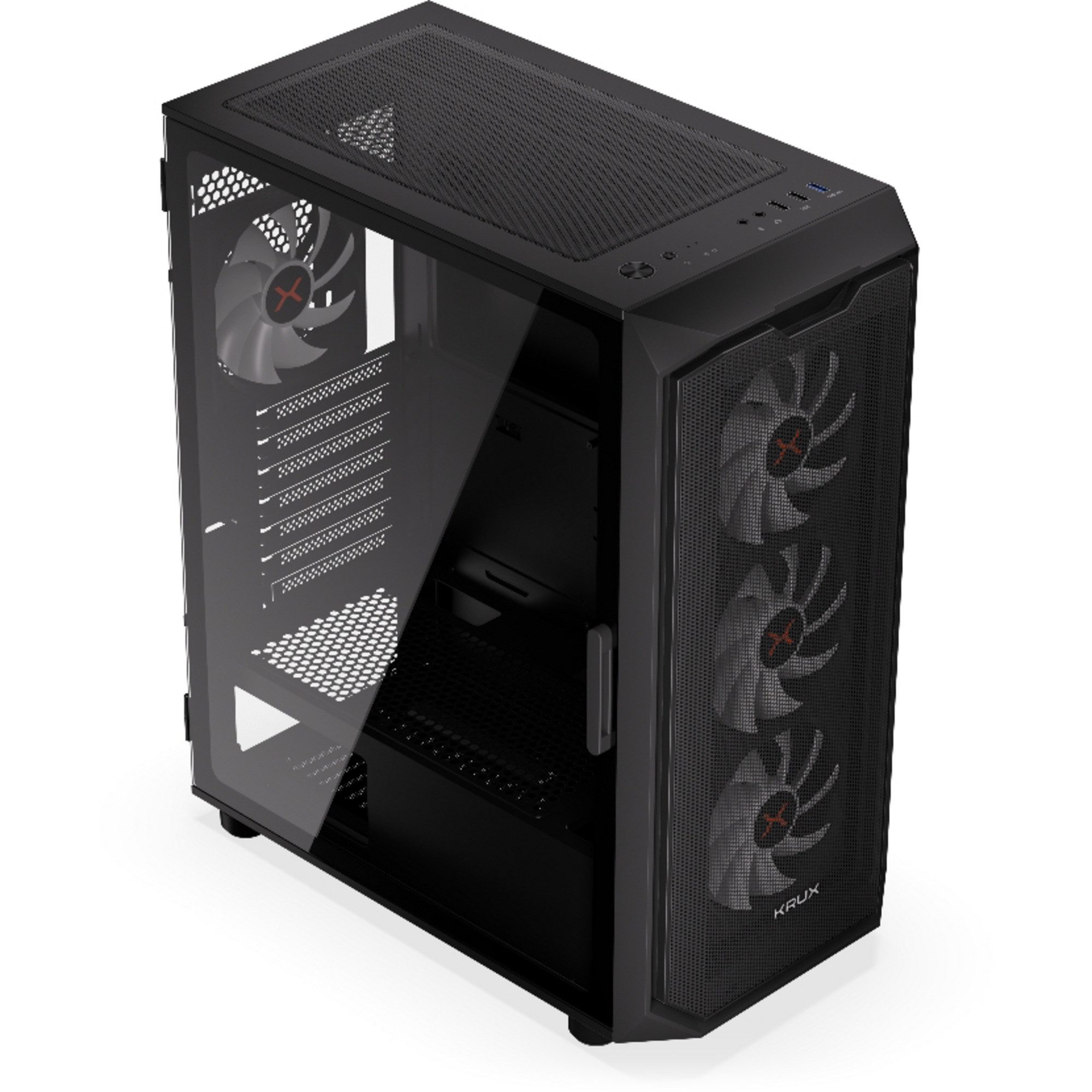 Krux PC-Gehäuse Krux Krux Orona, Tower-Gehäuse, (Tempered Glass), PC Case