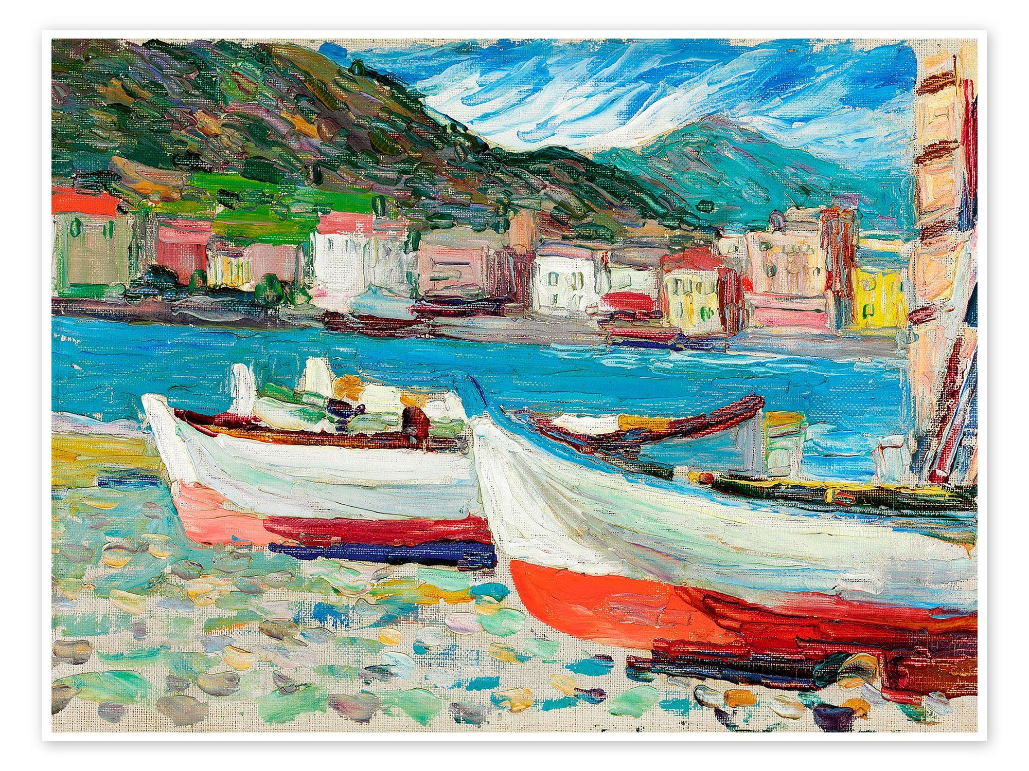 Posterlounge Poster Wassily Kandinsky Rapallo Boote Badezimmer