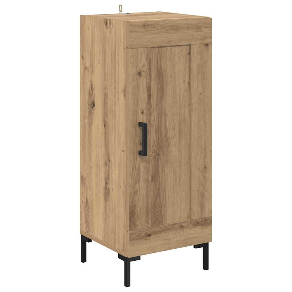 vidaXL Sideboard Sideboard Olden Artisan-Eiche 34,5 x 34 x 90 cm (1 St)