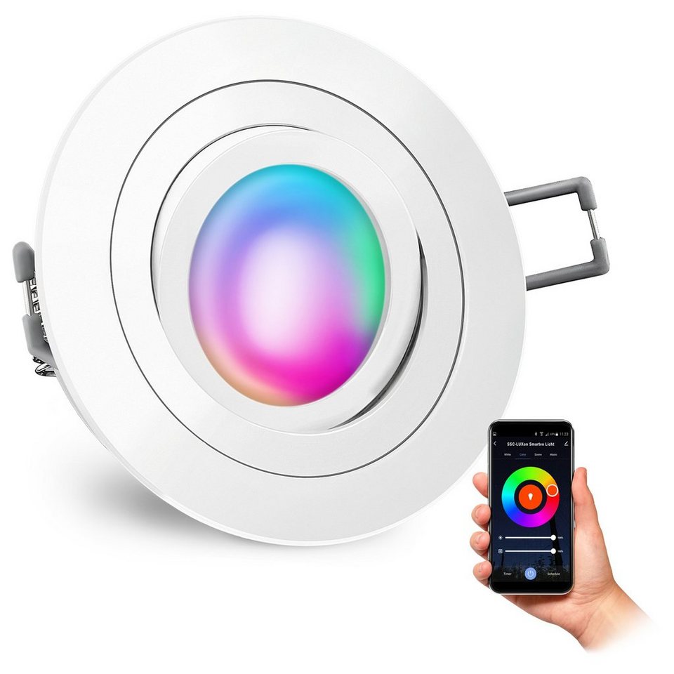 Ssc Luxon Led Einbaustrahler Rf 2 Einbaustrahler Schwenkbar Mit Wlan