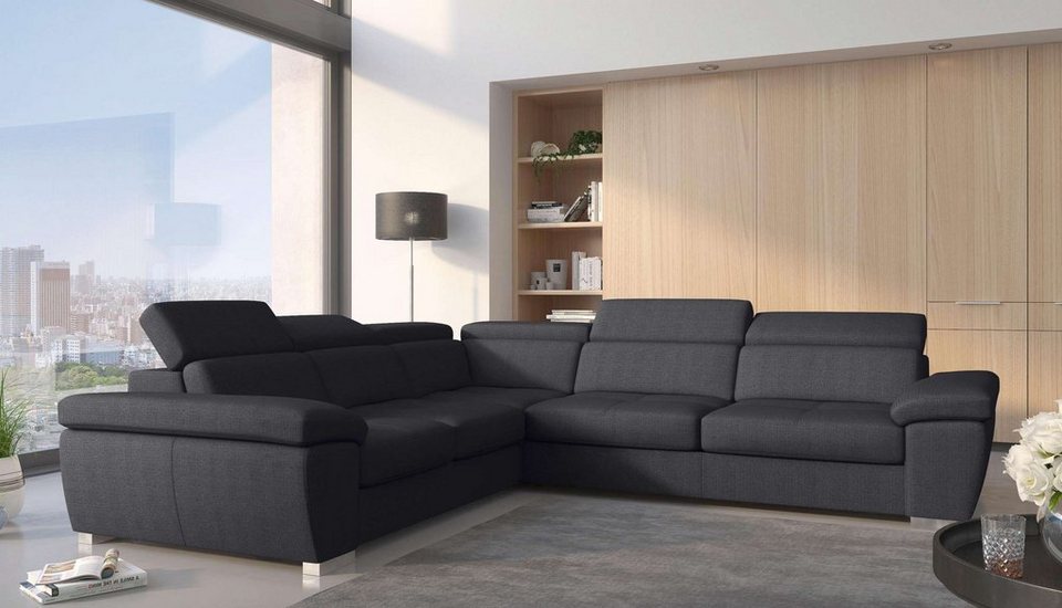 99rooms Ecksofa Leila L Form Eckcouch Ottomane Links Oder Rechts