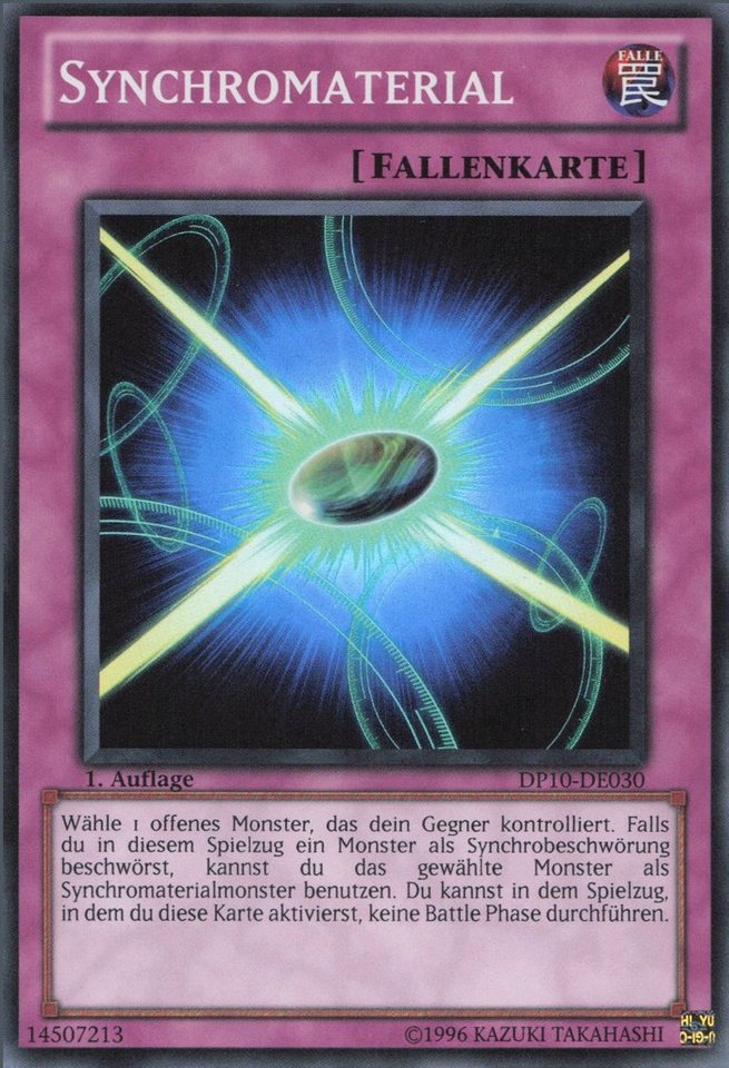 Recollectibles Sammelkarte Yugioh Karte Synchromaterial Deutsch Yu Gi