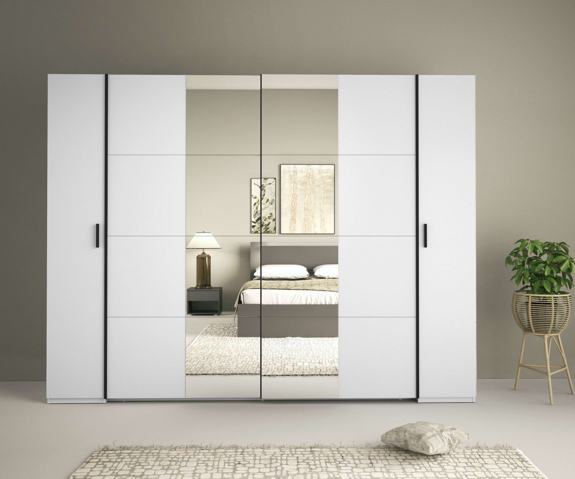 Inosign Kleiderschrank Antioch 10 Einlegeböden Und 2 Kleiderstangen B