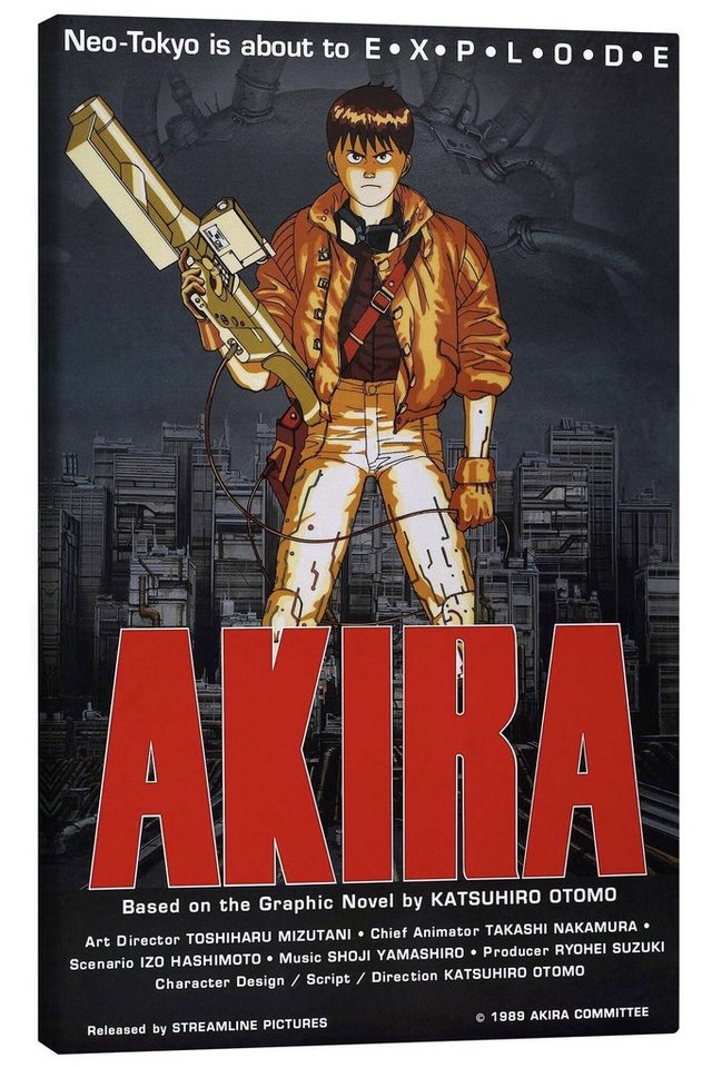 Posterlounge Leinwandbild Vintage Entertainment Collection Akira Iii