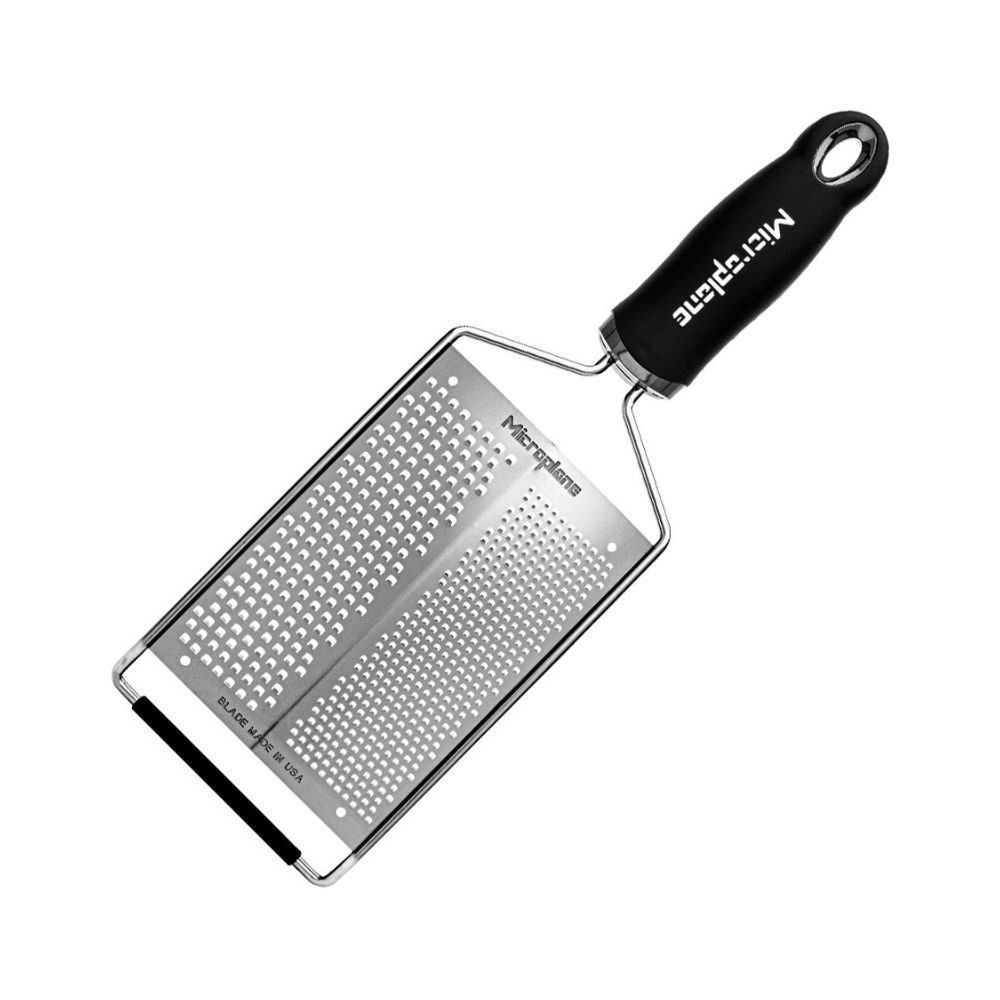 Microplane Multireibe MICROPLANE Gourmet Serie Doppelreibe in Schwarz