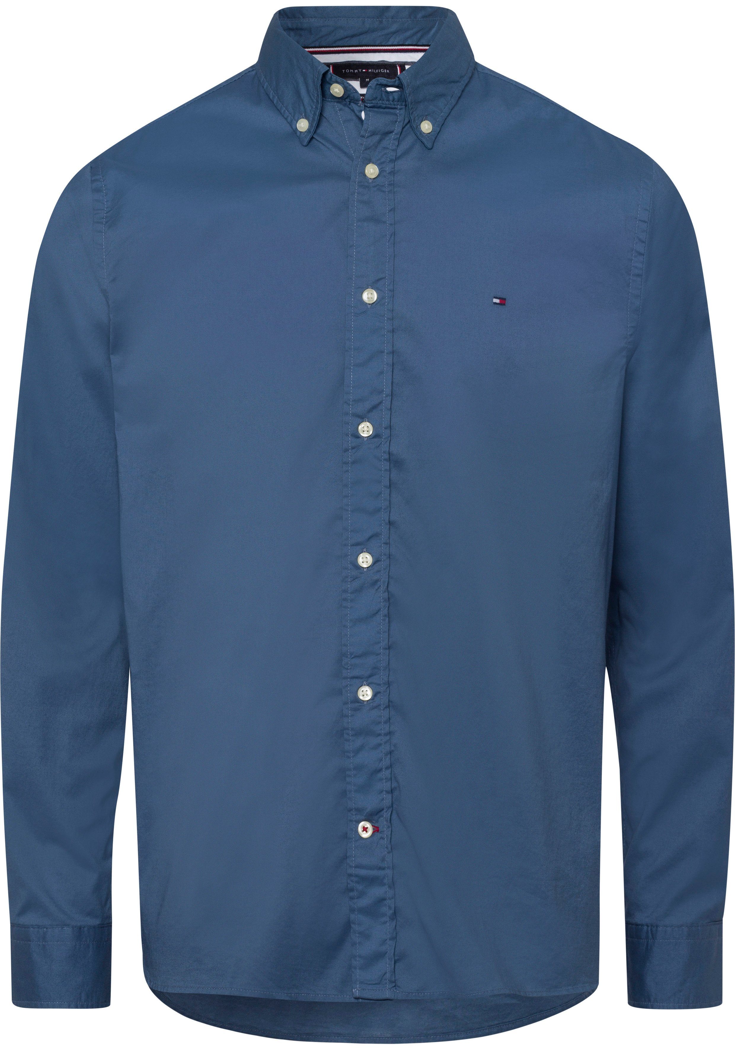 Tommy Hilfiger Langarmhemd Flex Poplin Rf Shirt Mit Tommy Hilfiger