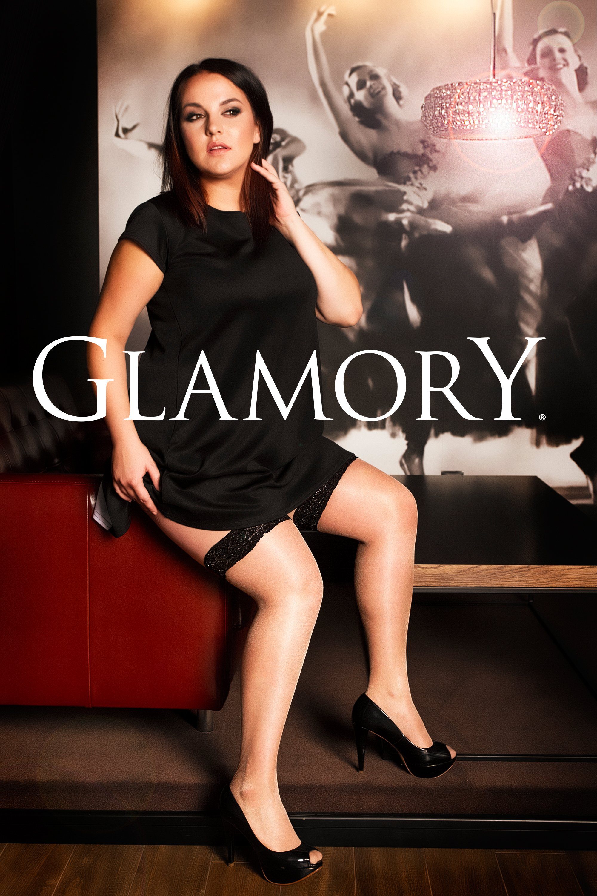 GLAMORY Halterlose Strümpfe 50112, Halterlose Strümpfe